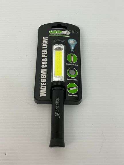 New GRIP Wide Beam COB Pen Light - Beloit Auction & Realty