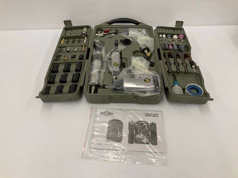 New Briggs & Stratton 71-pc. Air Tool Kit - Beloit Auction & Realty