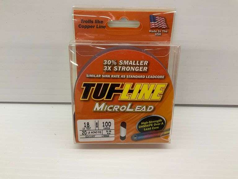 Fishing Tackle Assortment: Tuf-Line MicroLead Fishing Line, Electric ...