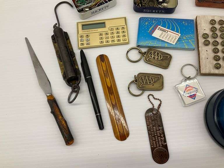 Mixed Lot of Collectibles and Office Products: AAA Memorabilia, Postal ...