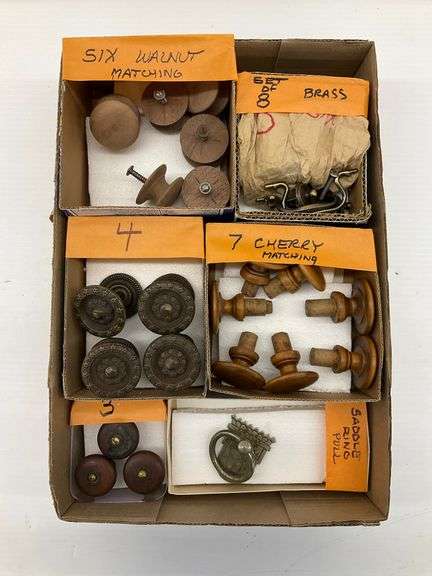 Assorted Antique Decorative Drawer Pulls and Knobs - Beloit Auction & Realty