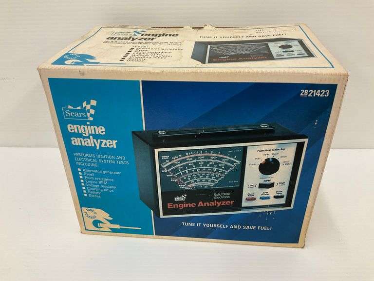 Sears Engine Analyzer in Box - Beloit Auction & Realty