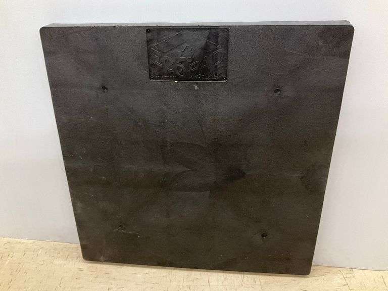 Eco Pad 30 x 30 x 2 in. Plastic Equipment Pad - Beloit Auction & Realty