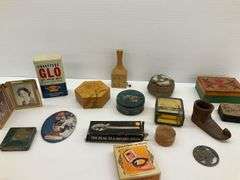 Collection of Decorative Boxes, Tins, and Collectibles - Beloit Auction ...