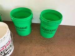 Lot of 4 Assorted 5 Gallon Buckets - Menards & True Value - Beloit ...