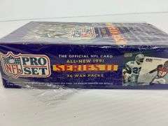 1991 Pro Set NFL Series II Trading Card Box - Sealed! - Beloit Auction ...