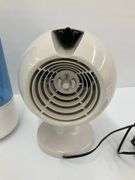 Vicks Humidifier, West Bend Windsprint Personal Fan, and Tozai Desk Fan ...