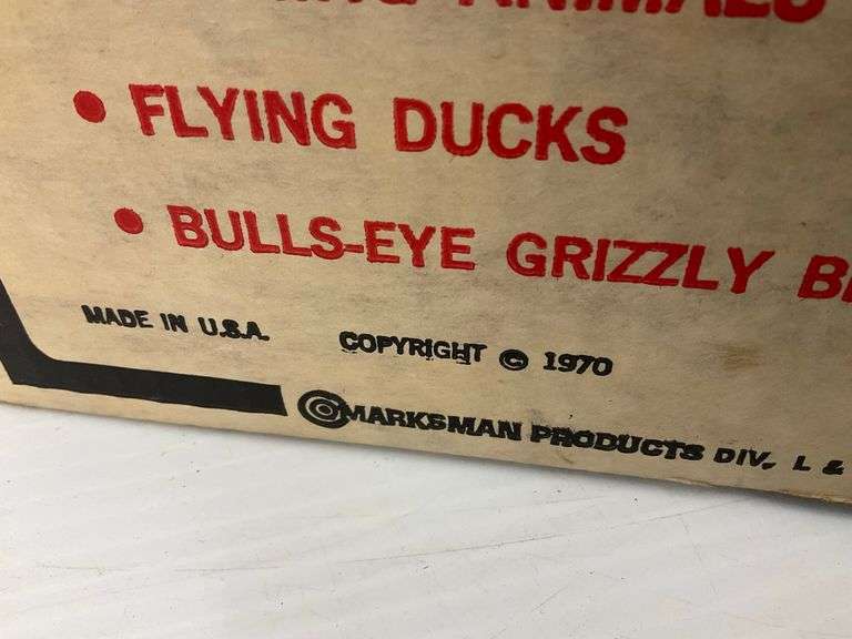 Vintage Marksman Big Game Target Air Rifle / Pistol Moving Target with ...