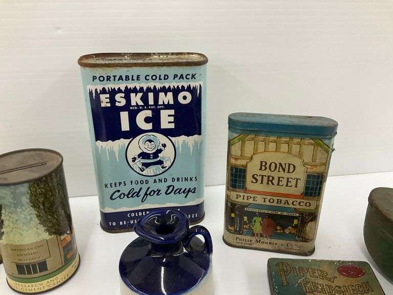 Collectible Tins, Trays, Boxes and Memorabilia - Beloit Auction & Realty