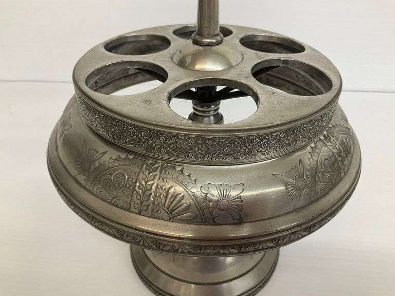 Vintage Ornate Castor Set...20 in. tall - Beloit Auction & Realty