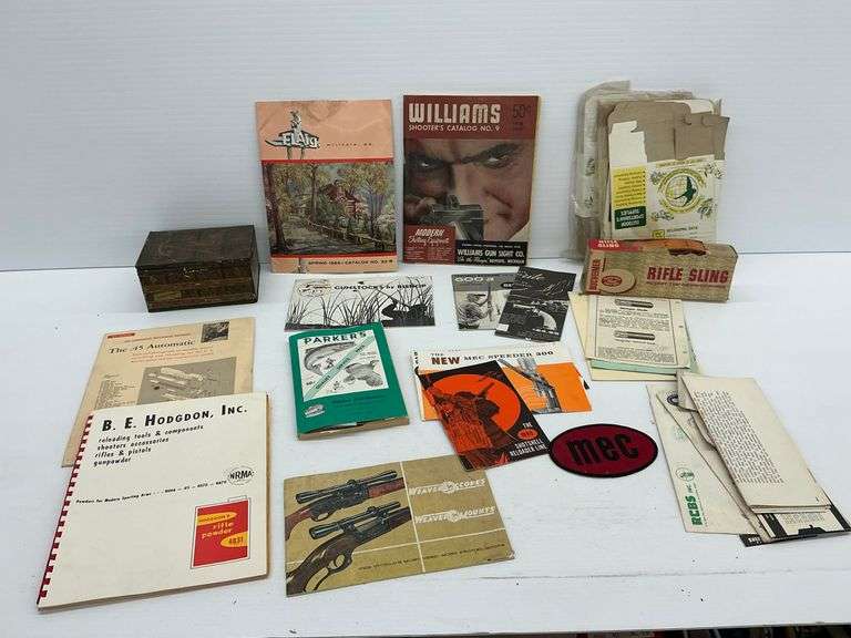 Firearm Reloading Manuals, Catalogs, RCBS Documents, MEC Patch & More ...