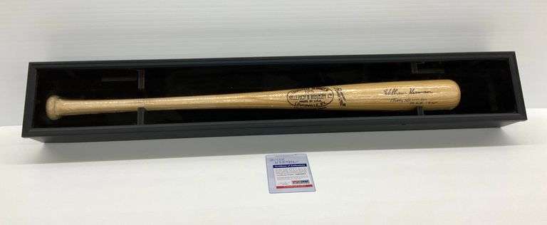 Billy Herman Signed Louisville Slugger Baseball Bat with Display Case ...