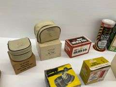 Collection of Ted Williams Fishing Reels, Ammo Boxes, and Other Items ...