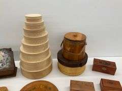 Wooden Boxes and Decorative Items - Beloit Auction & Realty