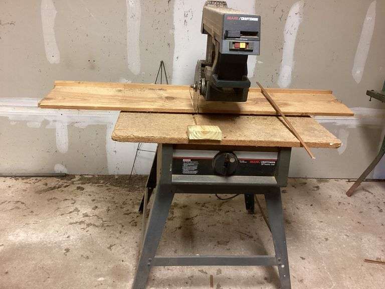 Craftsman 10" Radial Arm Saw - Sandmann Auction Group, LLC