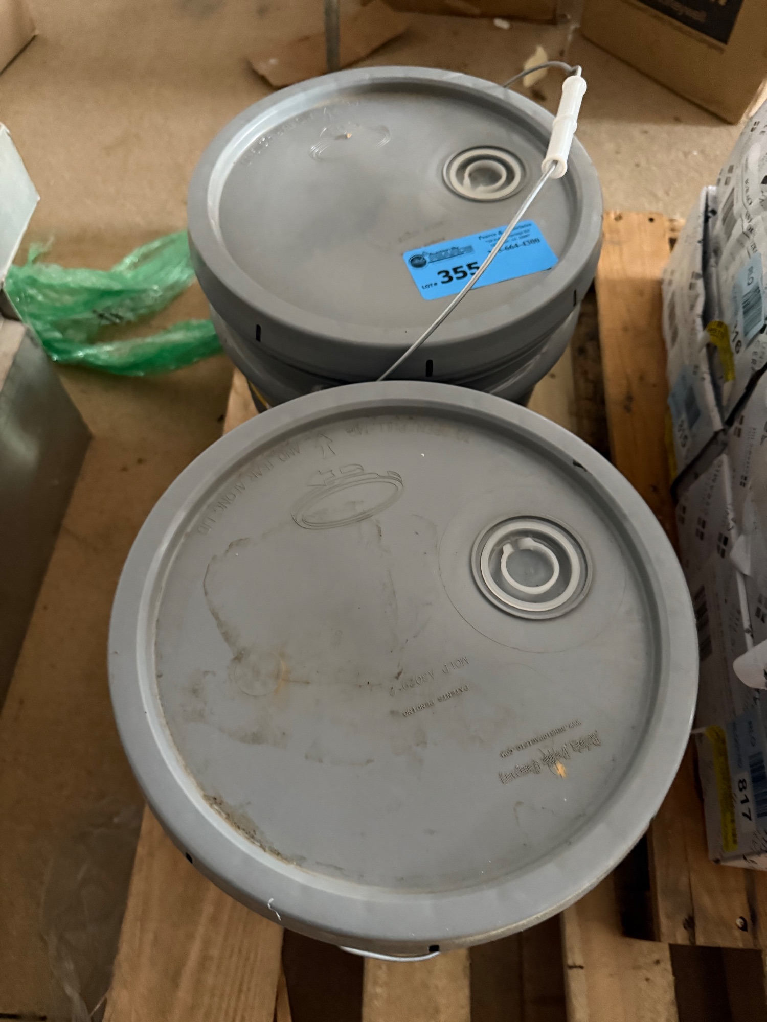 (2) Five-Gallon PPG Perma-Crete