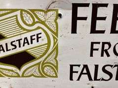 Falstaff Feeds SST Sign - Aumann Auctions, Inc.