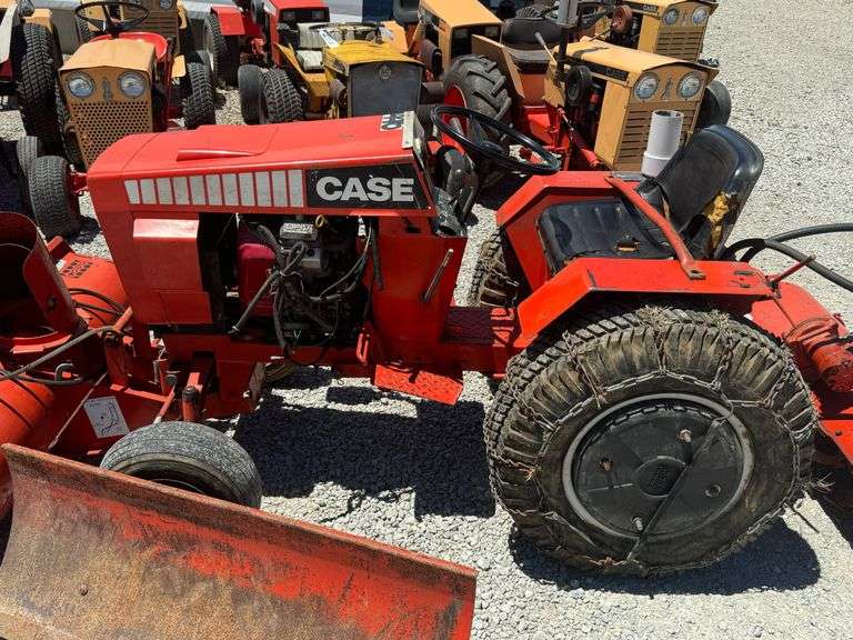 Case 446 W/ Deck, Blade, Snow Blower, & Tiller - Aumann Auctions, Inc.