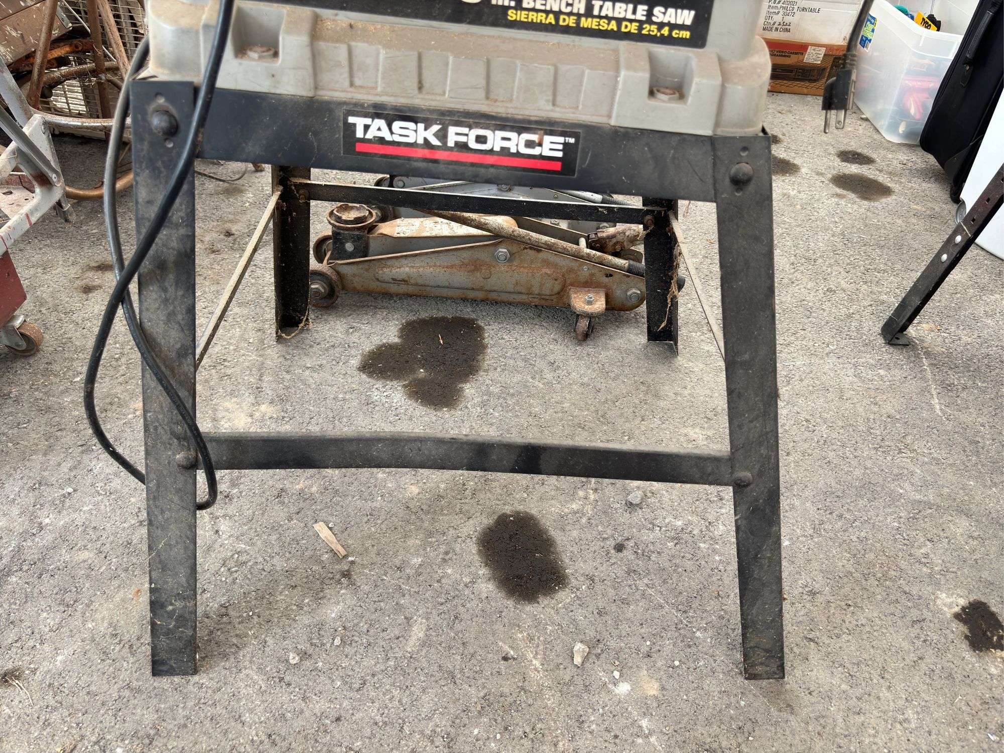 Task force 10 inch table saw store