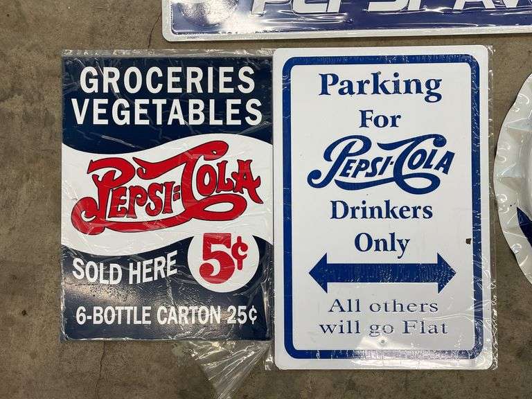 (4) Pepsi Signs - Aumann Auctions, Inc.