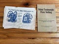 Temple Master Workman Engine Literature - Aumann Auctions, Inc.