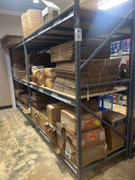 (2) Heavy Duty Metal Racks - 6ft x 8ft x 2.5ft - Aumann Auctions, Inc.