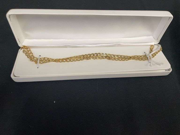 22" 14K Gold Chain Necklace - Aumann Auctions, Inc.