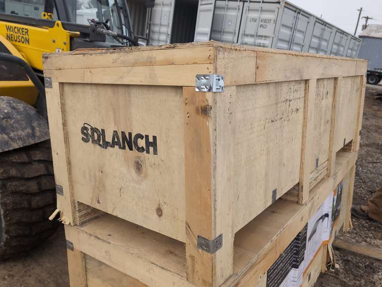 (1) SD Launch 20 ft x 20 ft Steel Frame Carport - Aumann Auctions, Inc.