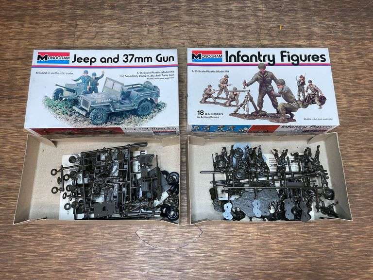(4) Military Models NIB Monogram - Aumann Auctions, Inc.