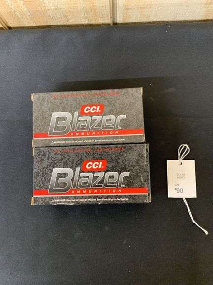 2 Boxes CCI Blazer 125 Gr. JHP .38 Special +P - Aumann Auctions, Inc.