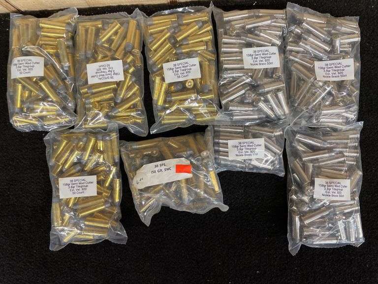 Bulk Ammo Canister: Misc Ammo 9 Bags 158 Gr. SWC (50 Count Each/450 ...