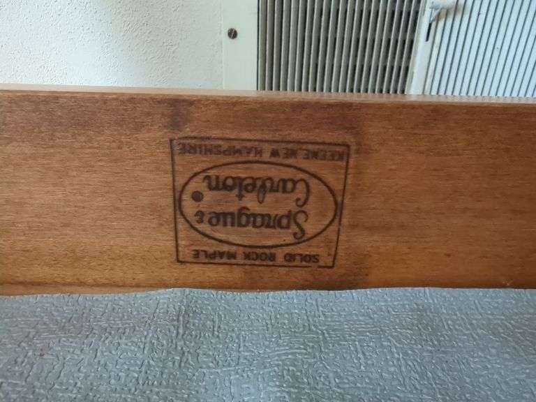 Sprague Carleton Maple Chair - Aumann Auctions, Inc.