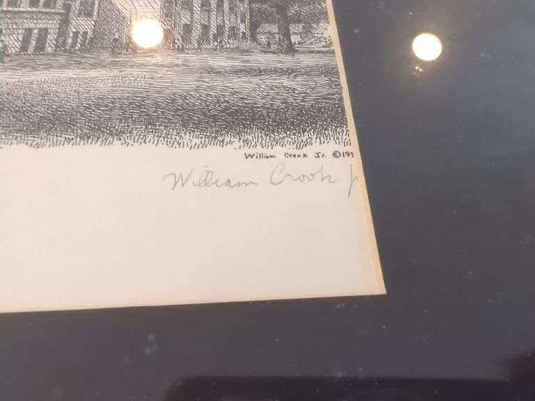 Hay Edward School Framed Picture - William Crock Jr. - Aumann Auctions ...