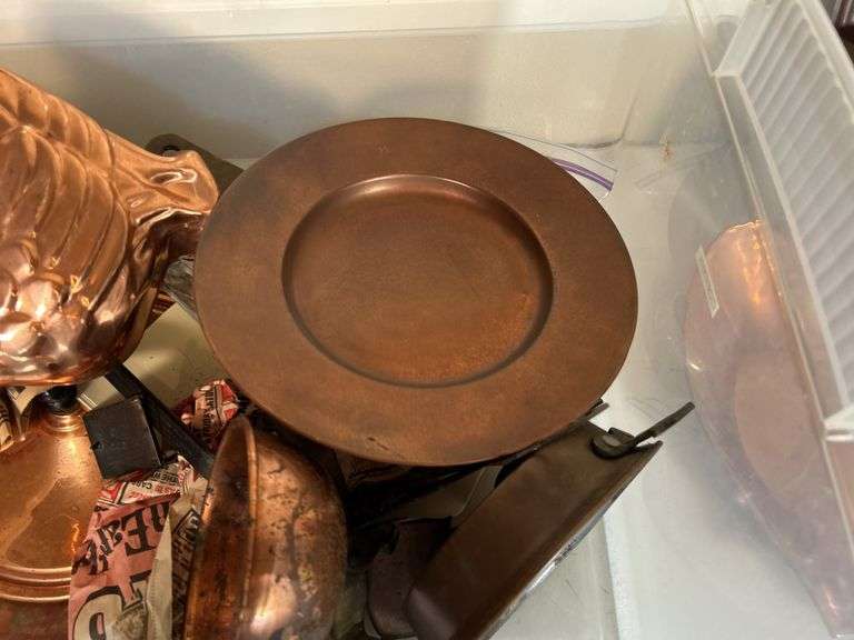 Lot of misc copper items - Aumann Auctions, Inc.