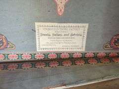 Springfield Trunk Factory Wooden Trunk - Aumann Auctions, Inc.