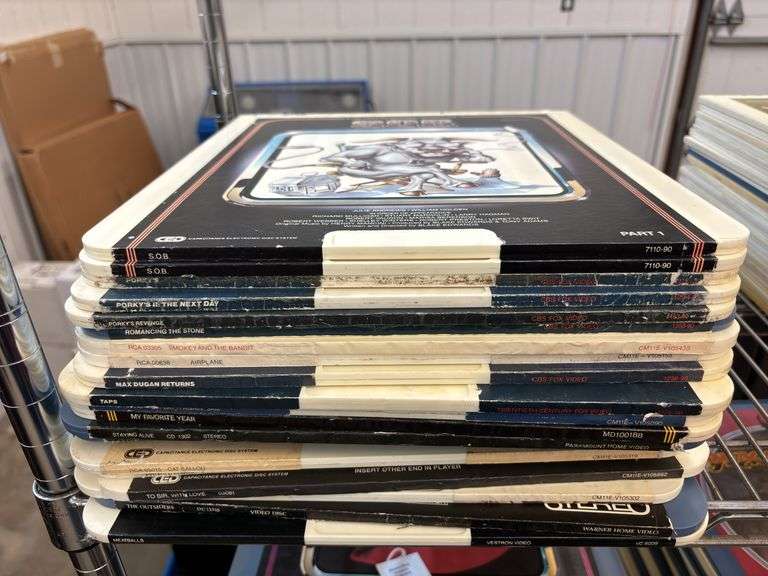 Large Lot of RCA SelectaVision Discs - Aumann Auctions, Inc.