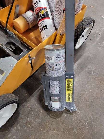 Rustoleum Striping Machine And Spray Paint Lot - Aumann Auctions, Inc.