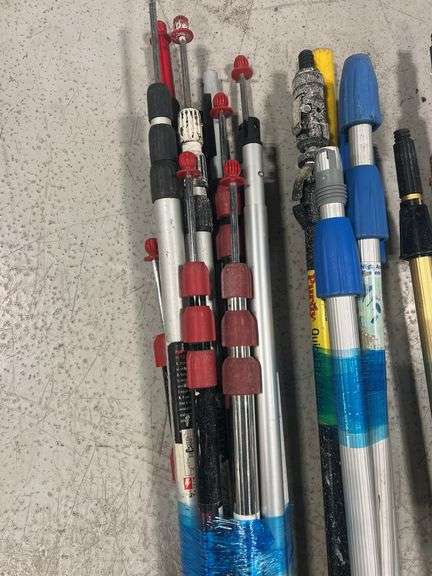 Extendable Handles For Brooms Etc. Zipwall Rods - Aumann Auctions, Inc.