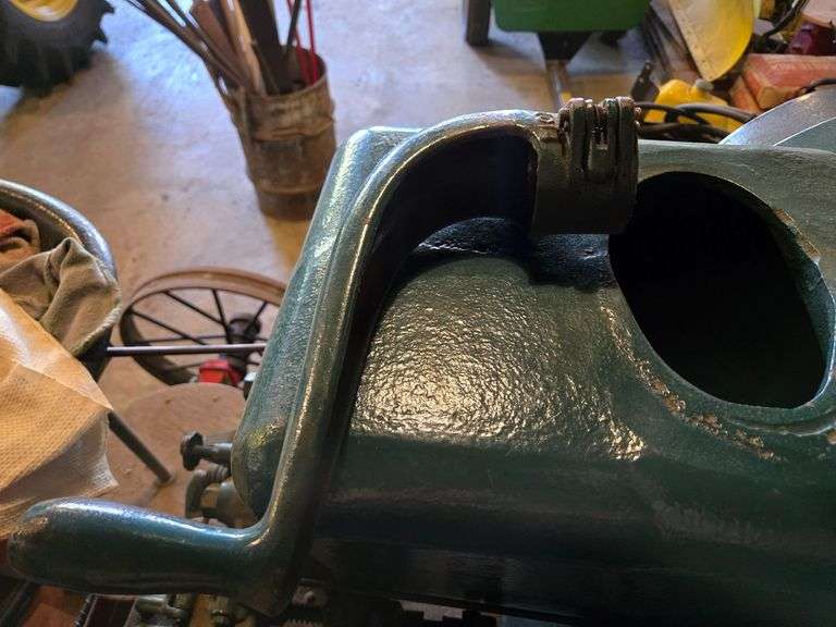 Fairbanks Morse 6 HP engine on cart - Aumann Auctions, Inc.