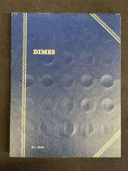 Roosevelt Dime Album 'Dimes' Blue Book - Aumann Auctions, Inc.