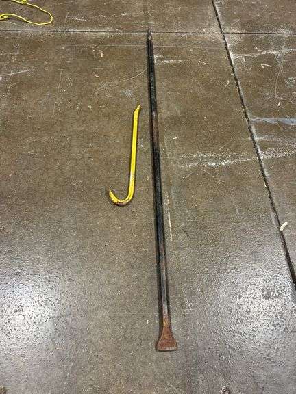 Crow Bar And Large Pry Bar - Aumann Auctions, Inc.