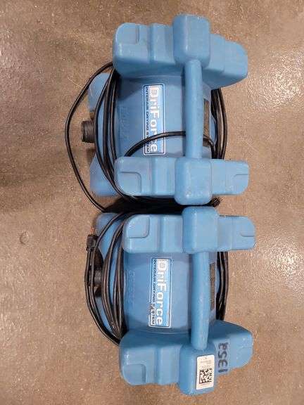(2) Driforce Interior Drying System - Model: F21 (Includes Hoses ...