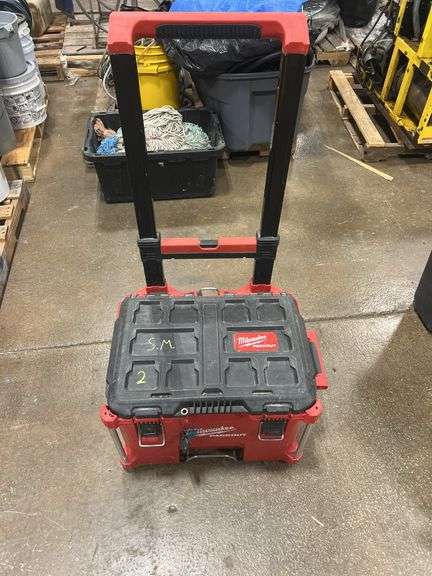 Milwaukee Pack Out Box On Wheels - Aumann Auctions, Inc.