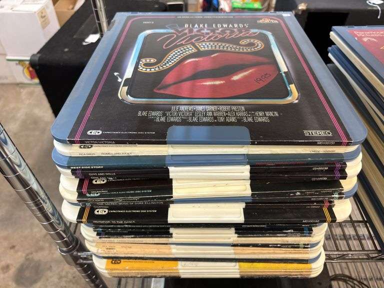 Large Lot of RCA SelectaVision Discs - Musicals - Aumann Auctions, Inc.