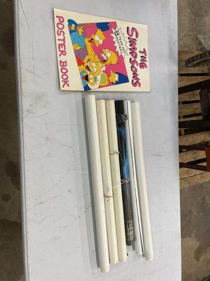 Assorted Movie Posters + Simpsons Poster Book - Aumann Auctions, Inc.