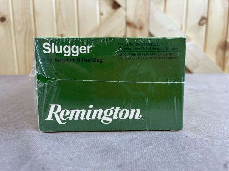 10 Boxes Remington 3 Inch 12 Gauge Slug Loads - Aumann Auctions, Inc.