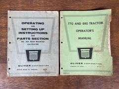 (6) Oliver + White Tractor Manuals - Aumann Auctions, Inc.