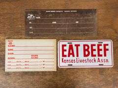 (3) Beef Signs - Aumann Auctions, Inc.