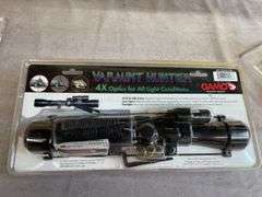Gamo Scoped Varmint Stalker .177 Air Rifle/Moving Target System/Bullet ...