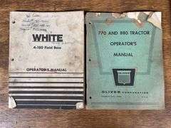 (6) Oliver + White Tractor Manuals - Aumann Auctions, Inc.